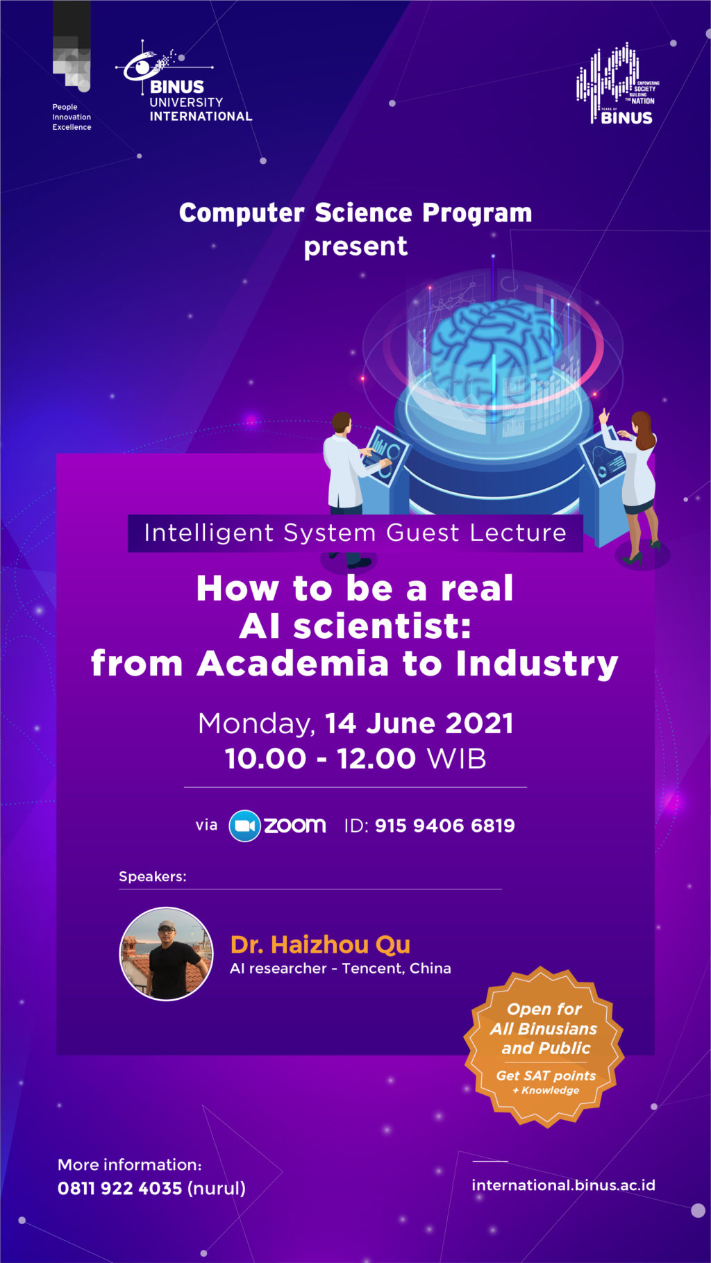 Intelligent System Guest Lecture How To Be A Real AI Scientist From Intelligent System Guest Lecture How To Be A Real AI Scientist From